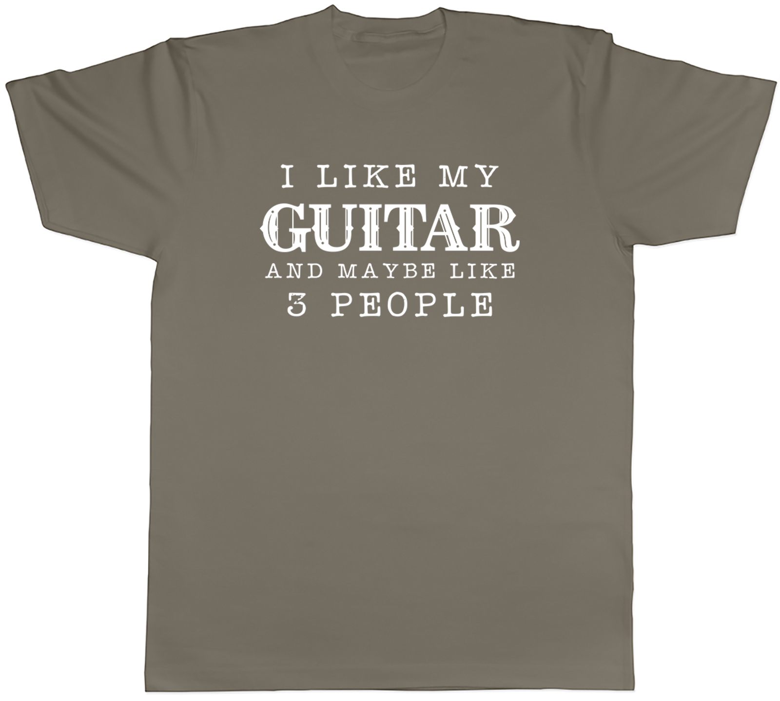 I Like my Guitar Mens T-Shirt Guitarist Lover Guitar Player Tee Gift ...