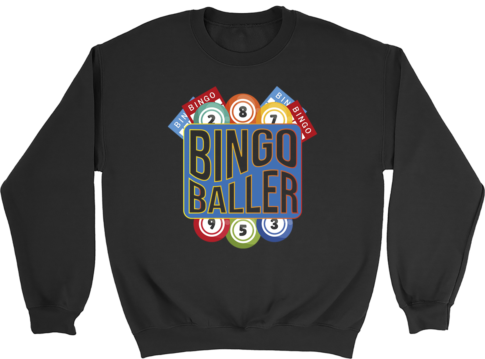 Funny Bingo Kids Sweatshirt Number Caller Full House Joke Boys Girls ...