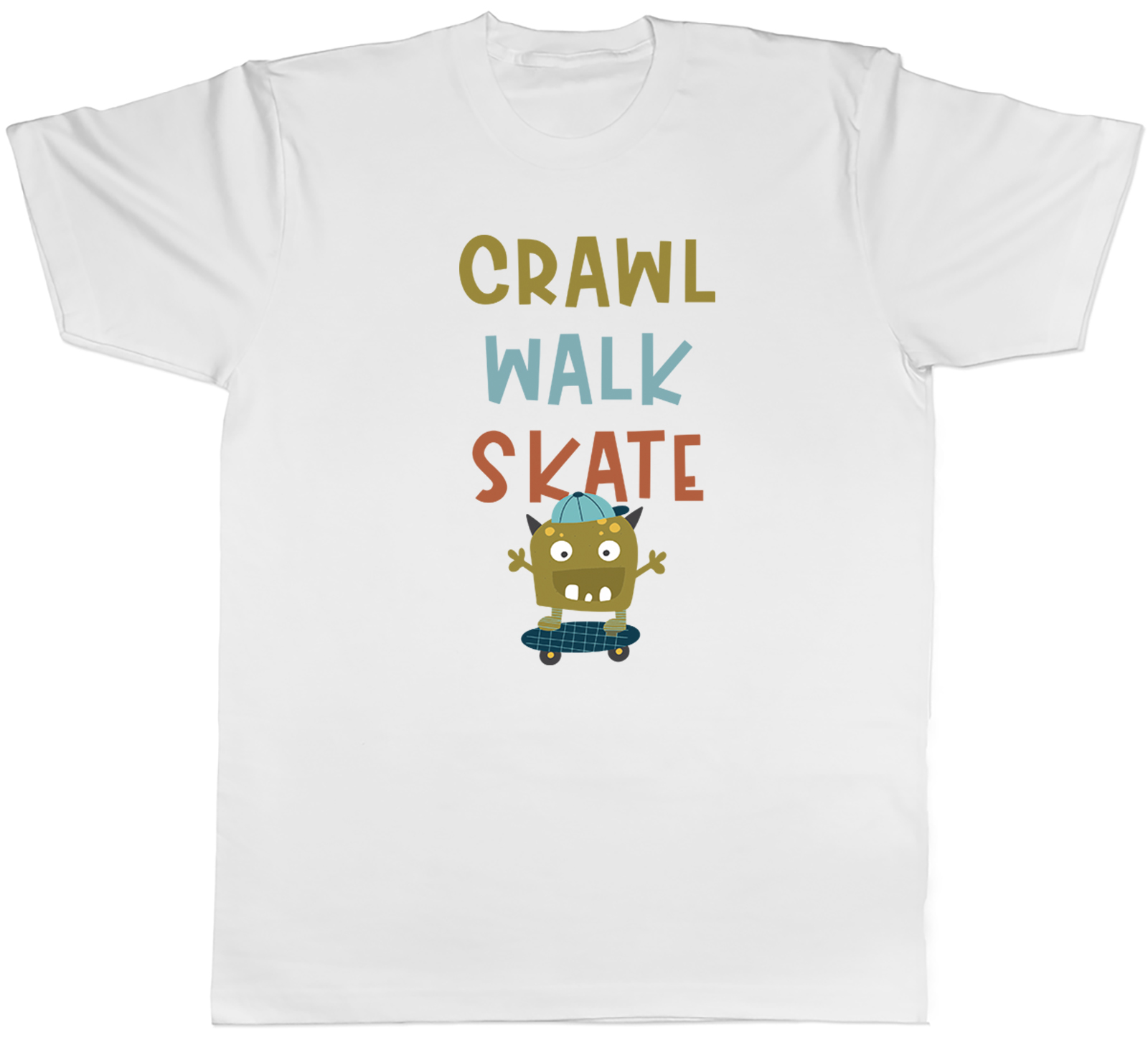 Monkey Skater Mens T-Shirt Crawl Walk Skate Unisex Tee Gift | eBay UK